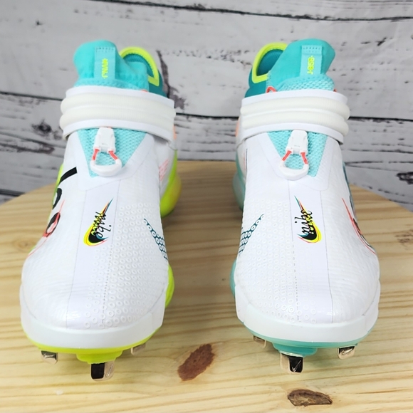 Nike | Shoes | New Nike Force Zoom Trout 7 White Turbo Green Baseball ...